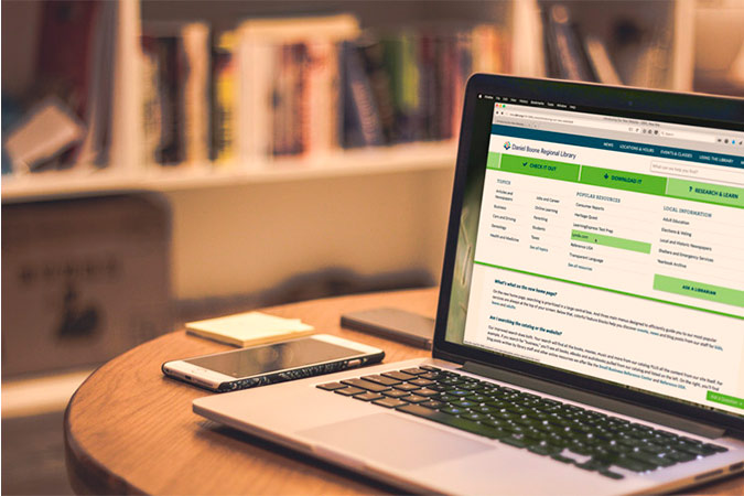 Library’s New Website Launched - Daniel Boone Regional Library